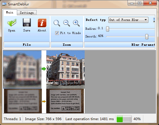 SmartDeblur - 修复散焦/模糊照片神软件 - 小众软件