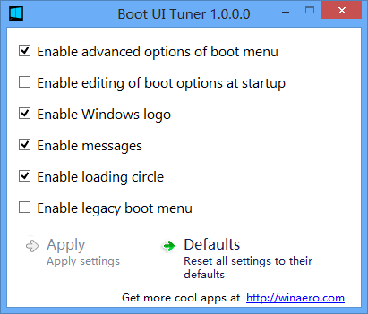 Boot UI Tuner - 调出 Windows 8 高级启动菜单 - 小众软件