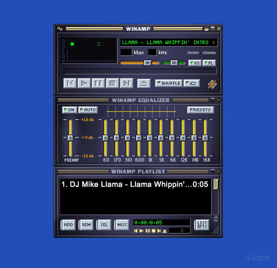 Winamp 2.9 归来，以后怀旧用浏览器就够了 - 小众软件