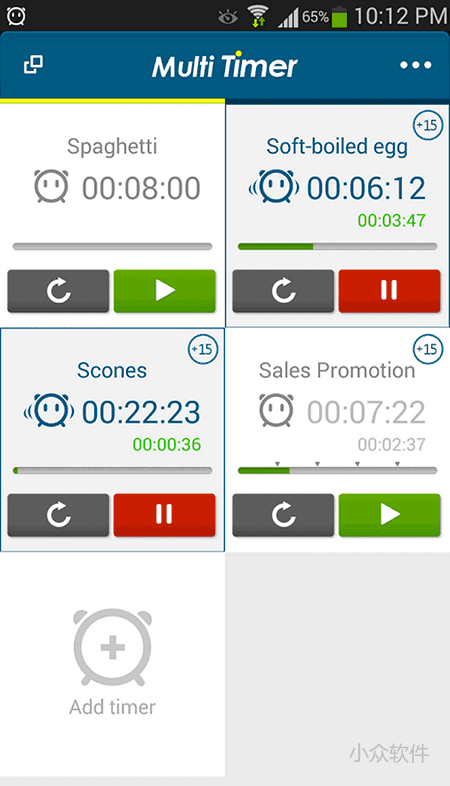 Multi Timer StopWatch - 多功能计时器[Android] - 小众软件