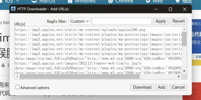 HTTP Downloader - 一个简约的下载器，最大 10000 个连接，支持 Chrome/Firefox 扩展[Windows ...
