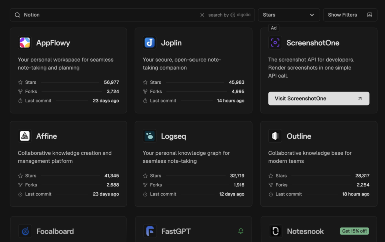 查找免费开源替代品：用 OpenAlternative 替换你的付费 SaaS 软件 - 小众软件