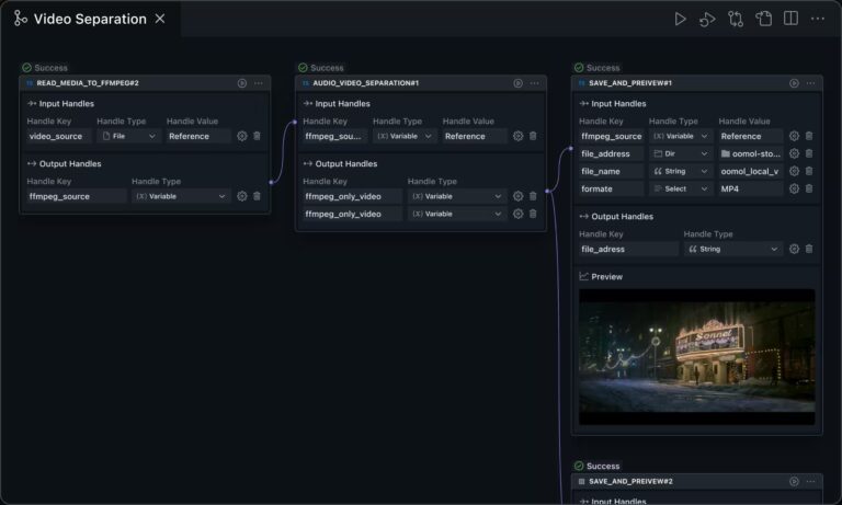 OOMOL Studio：一款全新的工作流 IDE，免费、底层开源 - 小众软件