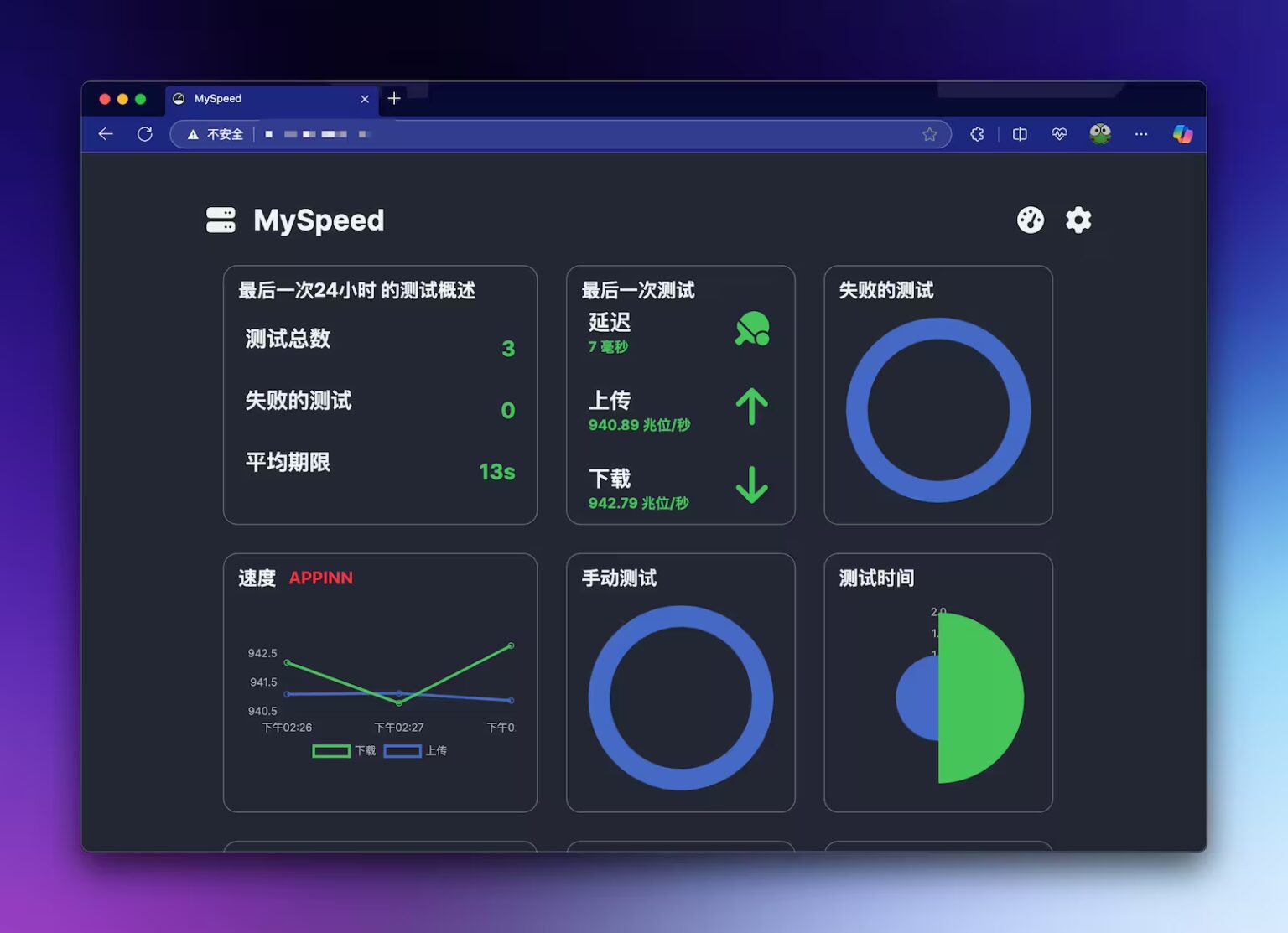 你家宽带真达标了？开源项目 MySpeed 帮你自动后台测速，可保留30天数据 - 小众软件