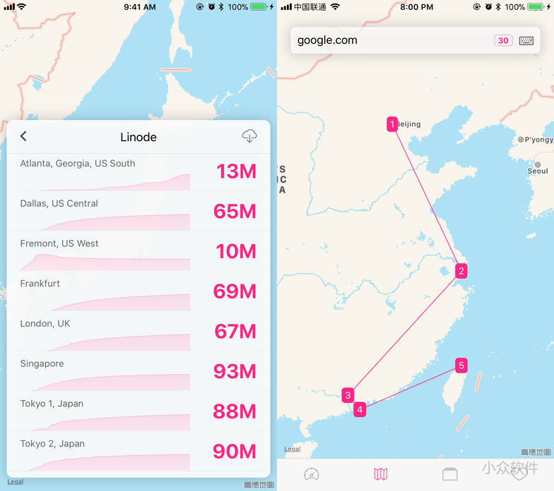 Cloud Speed - VPS 测速，帮你测试速度最快的 VPS [iPhone/Android] - 小众软件