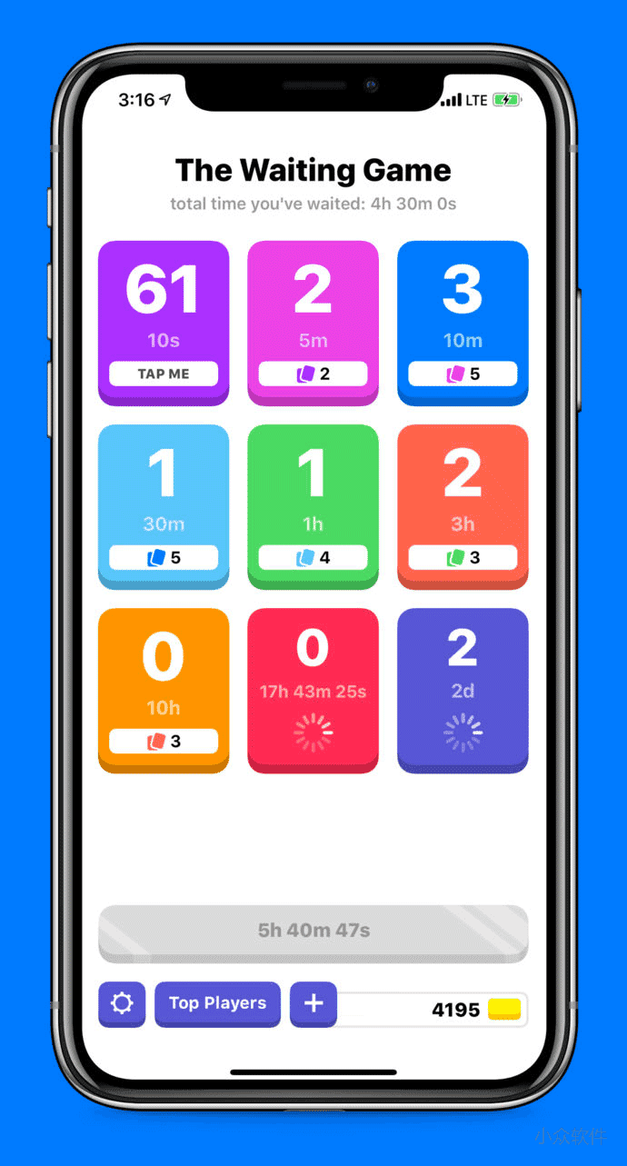 The Waiting Game - 这是一个真正的「等待」游戏，只有等待 [iPhone] - 小众软件