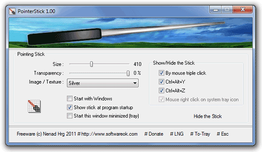 PointerStick - 给鼠标填上指示棒 - 小众软件