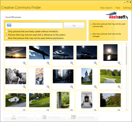 CCFinder - 搜索 Creative Commons 授权图片 - 小众软件