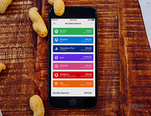 Bobby - 记录并提醒你的付费网络服务[iPhone] - 小众软件