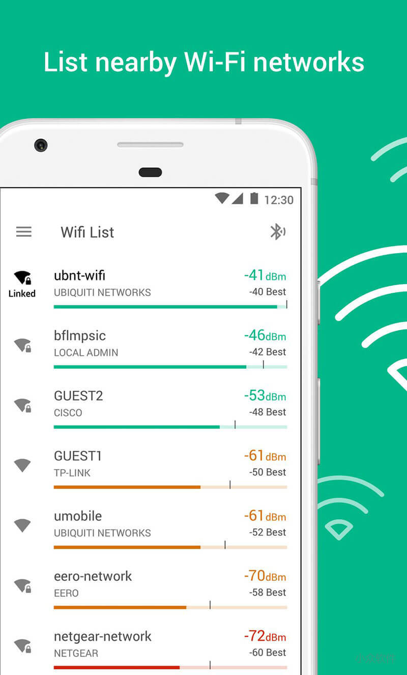 WiFiman - 颜值大厂 UBNT 带来 Android Wi-Fi / 蓝牙 检测工具 - 小众软件