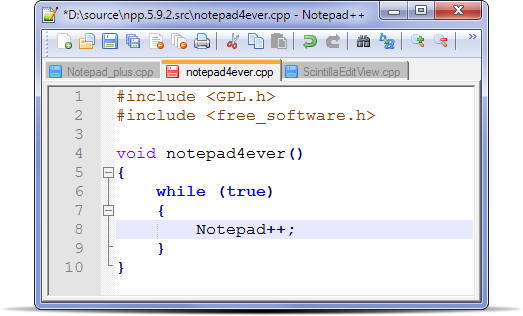 Notepad++ 6 - 好用的文本编辑工具更新 - 小众软件