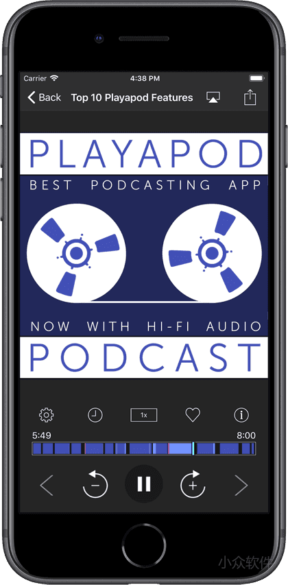 Playapod - 支持跨设备同步的「播客」播放工具 [iOS/Android] - 小众软件