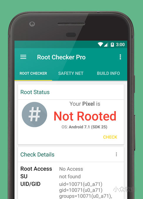Root Checker Pro - 检查 Android 设备是否 root 以及 SafetyNet 测试[限免] - 小众软件