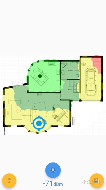 Wi-Fi Heatmap - 分析 Wi-Fi 覆盖，创建可视化 Wi-Fi 地图 [Android] - 小众软件