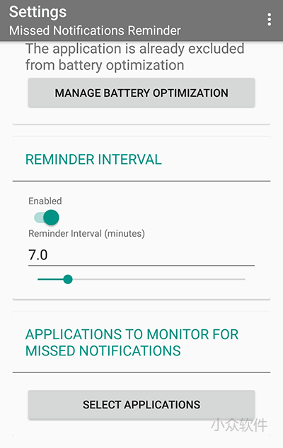 Missed Notifications Reminder - 重复提醒重要的通知[Android] - 小众软件