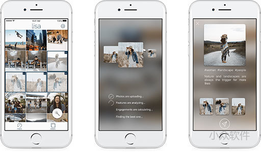 Lisa - 用 AI 帮你挑选最好的照片分享社交网络 [iPhone] - 小众软件