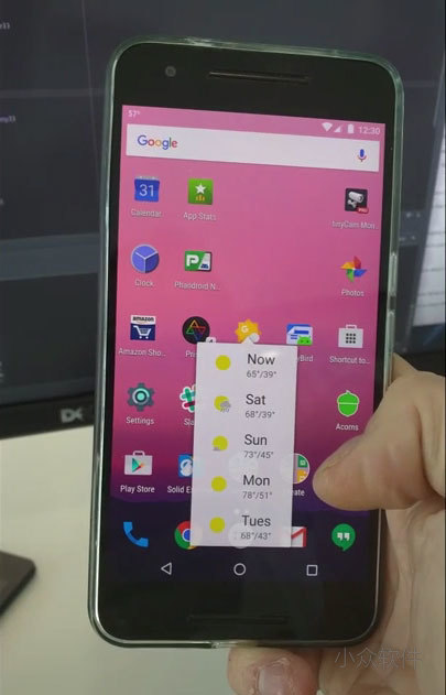 Android N 预览版下的 3D Touch[视频] - 小众软件