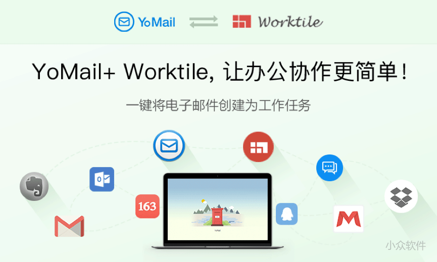 专业邮件客户端 YoMail 已整合团队协作工具 Worktile - 小众软件