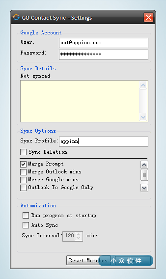 GO Contact Sync - 同步 Outlook 与 Gmail 联系人工具 - 小众软件